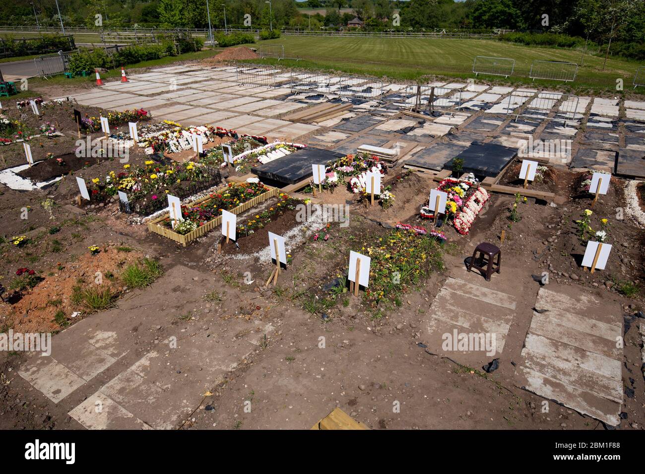 Sutton New Hall Cemetery in Birmingham, which has reduced opening hours ...