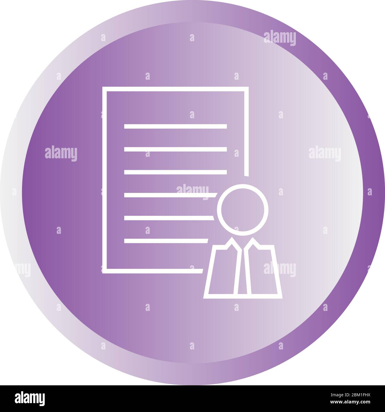 Beautiful Client profile vector line icon Stock Vector Image & Art - Alamy