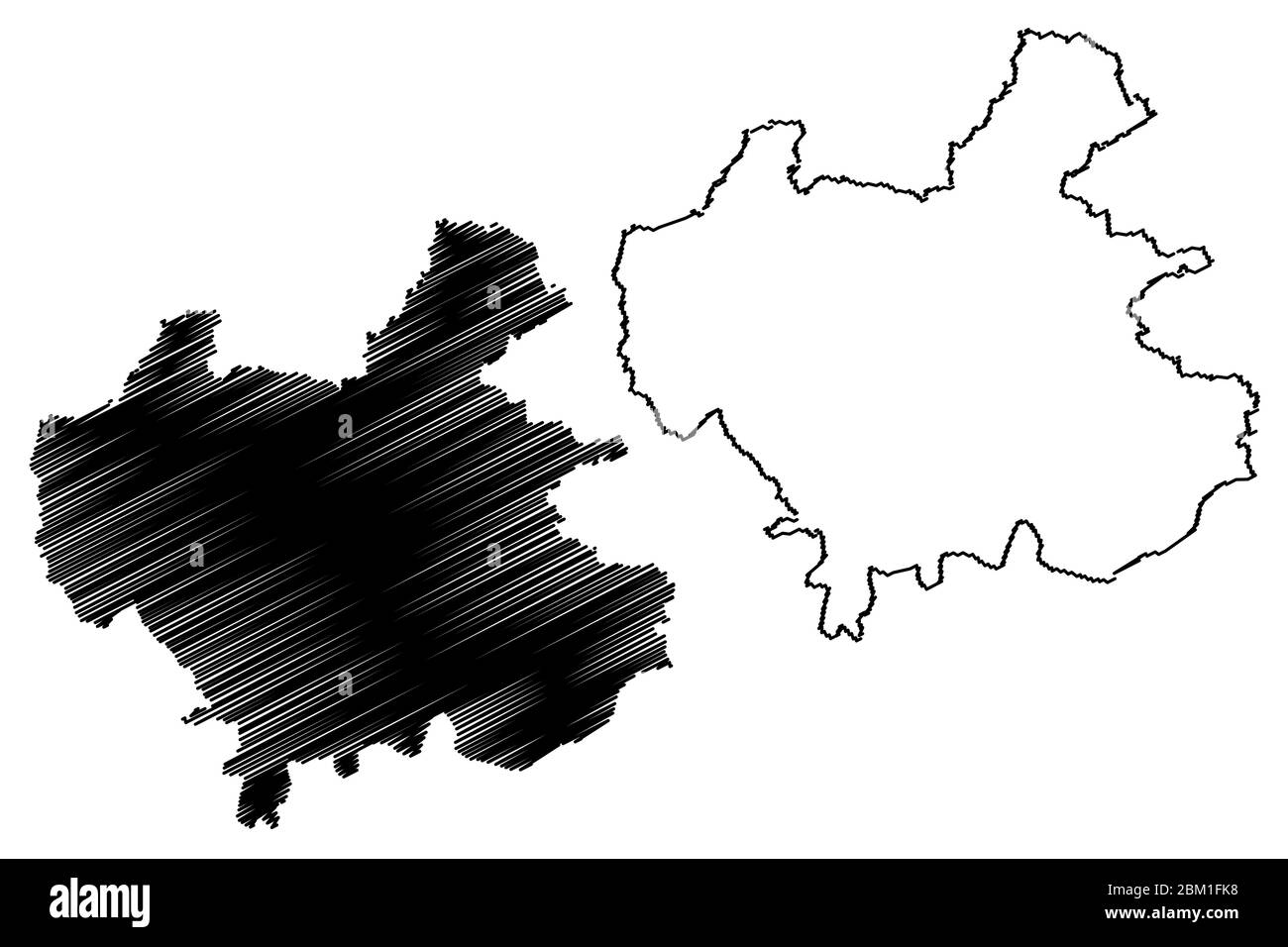 Winterthur City (Swiss Confederation, Switzerland) map vector ...