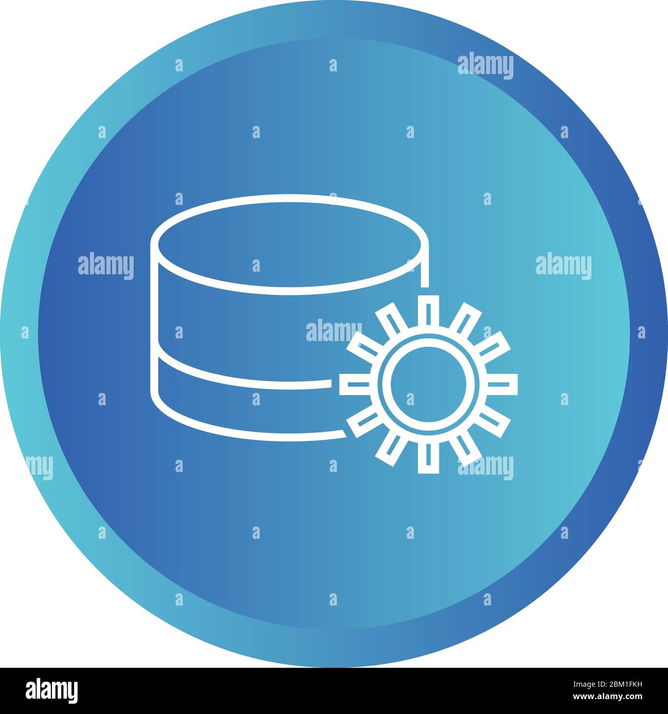 Beautiful database management vector Stock Vector Images - Alamy