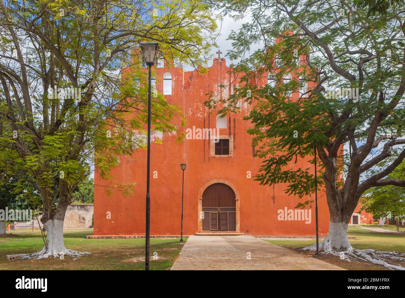 Iglesia De Muna church, Muna, Yucatan, Mexico Stock Photo - Alamy