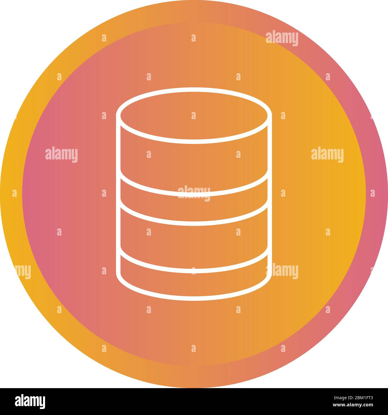 Beautiful Database vector line icon Stock Vector Image & Art - Alamy