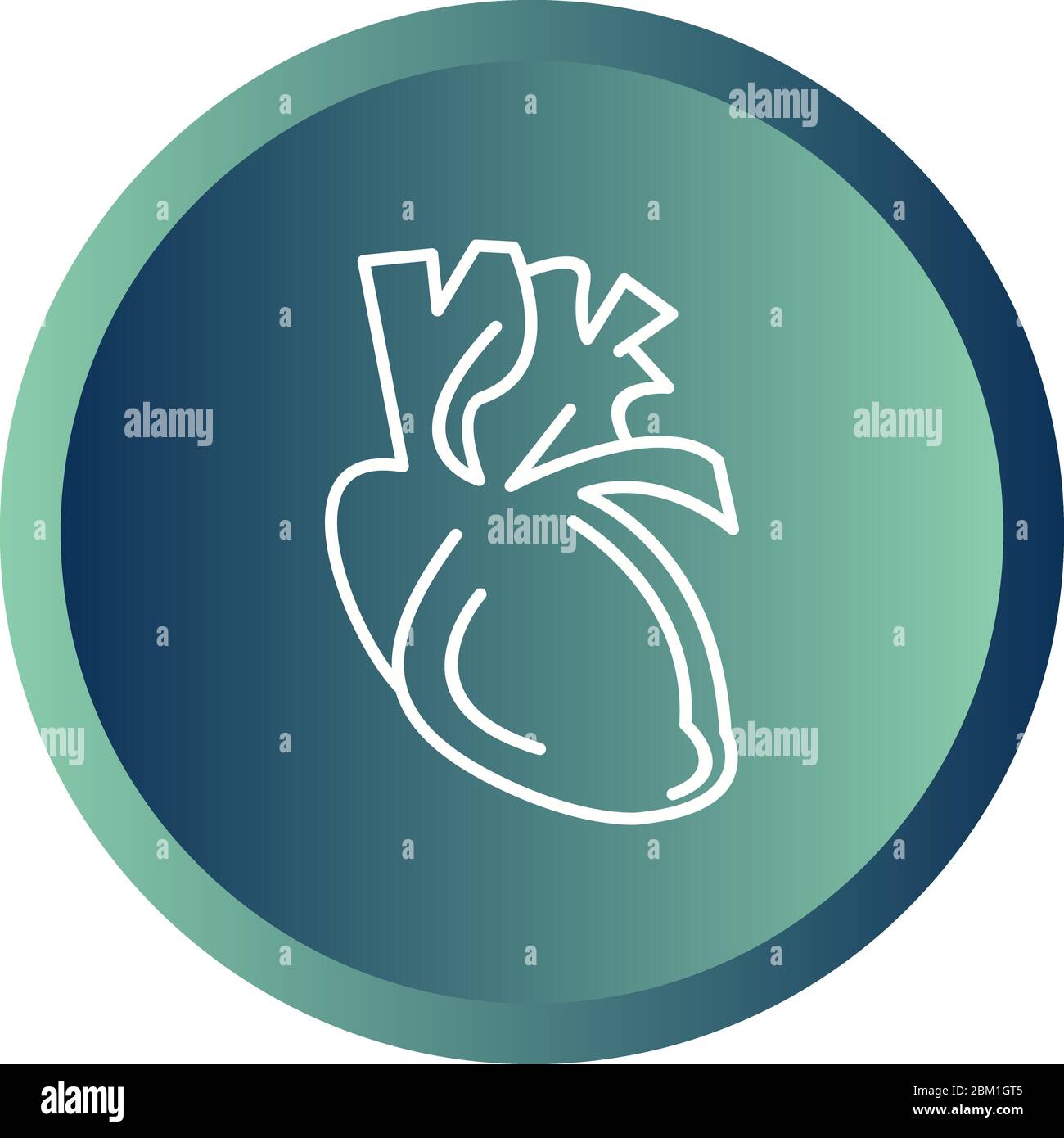 Beautiful heart vector line icon Stock Vector Image & Art - Alamy