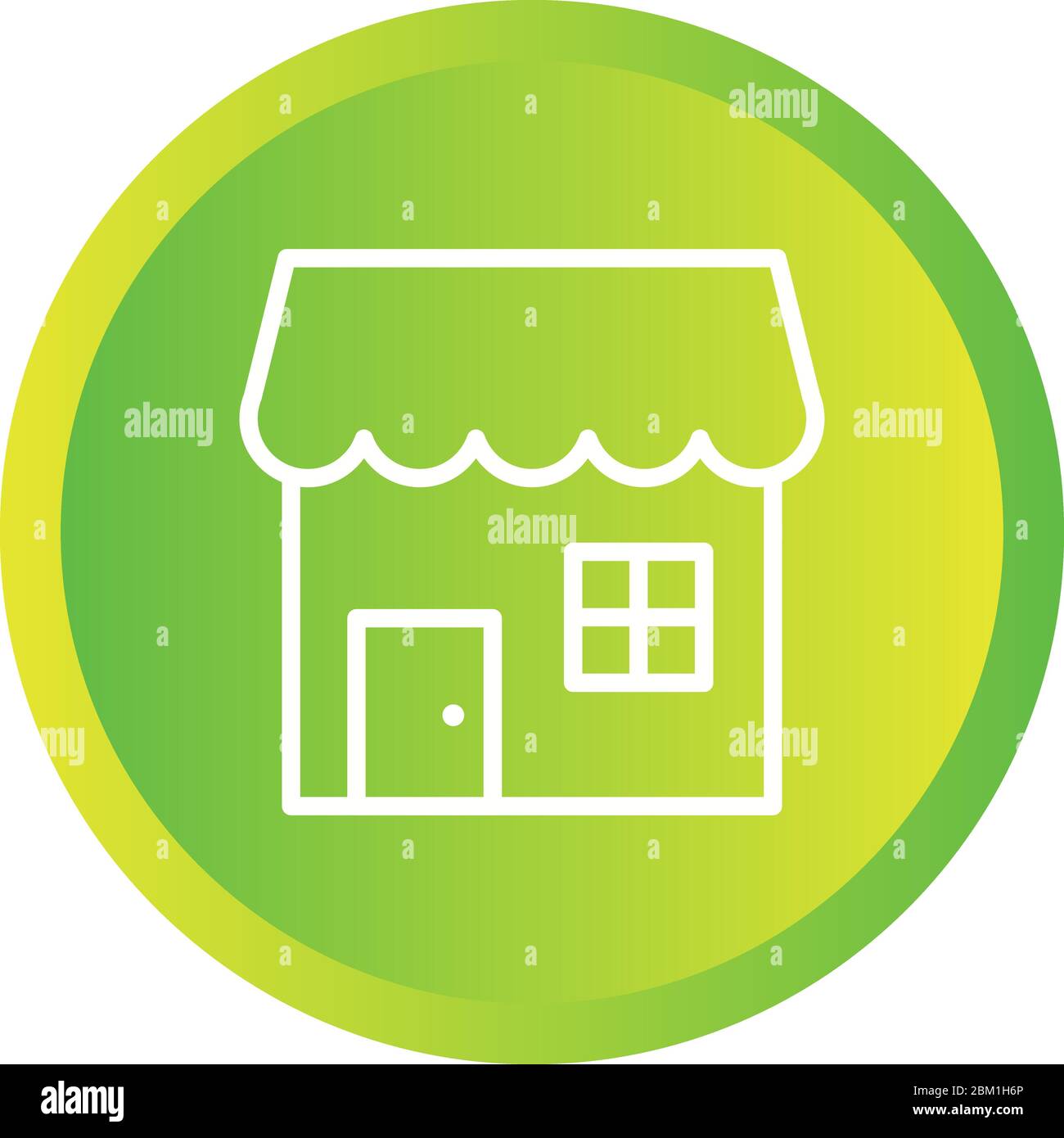 Beautiful Shop vector line icon Stock Vector Image & Art - Alamy