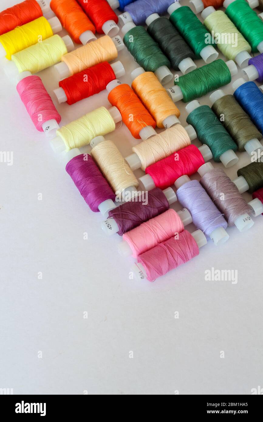 Colorful threads hi-res stock photography and images - Alamy