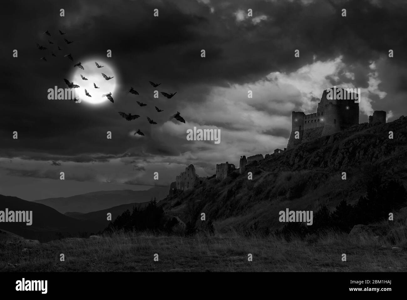 Scary view Black and White Stock Photos & Images - Alamy