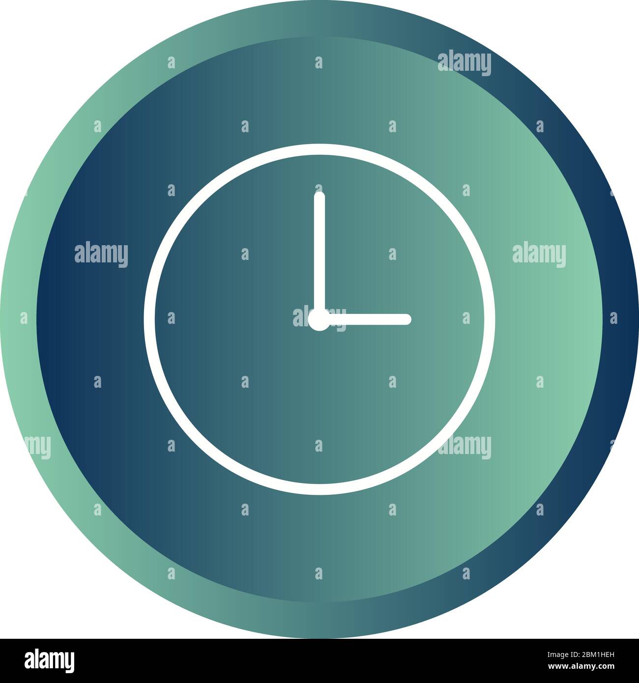 Beautiful Clock vector line icon Stock Vector Image & Art - Alamy