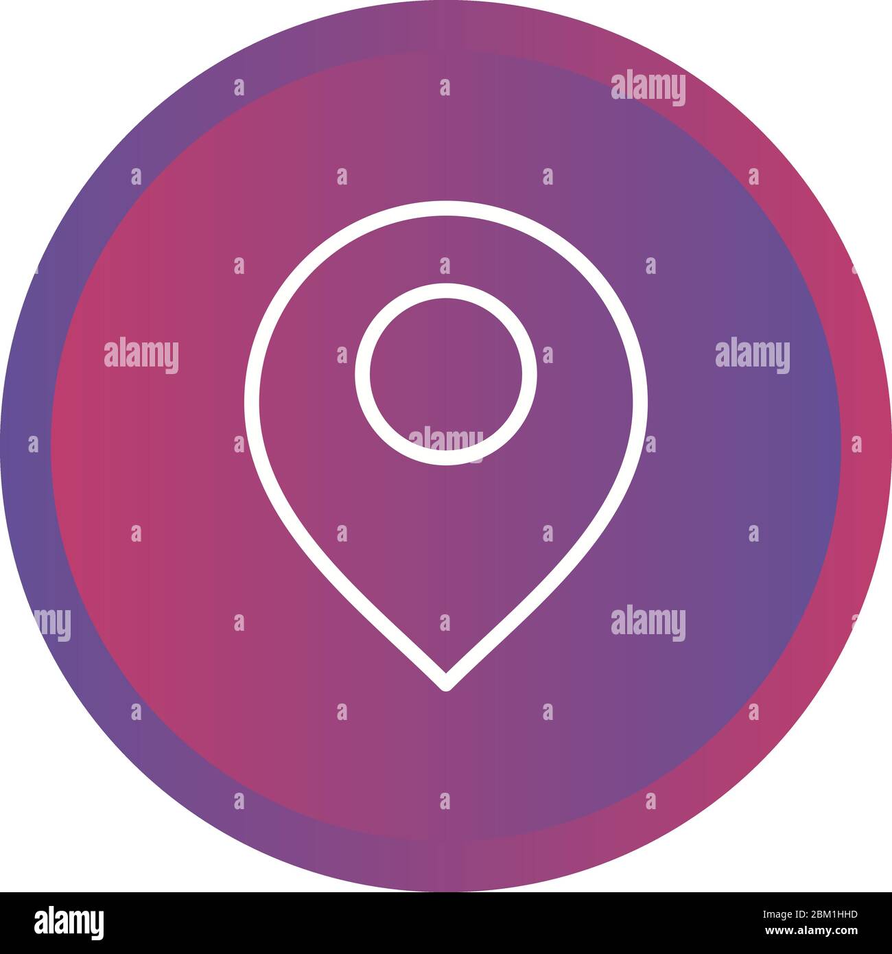 Beautiful Location vector line icon Stock Vector Image & Art - Alamy