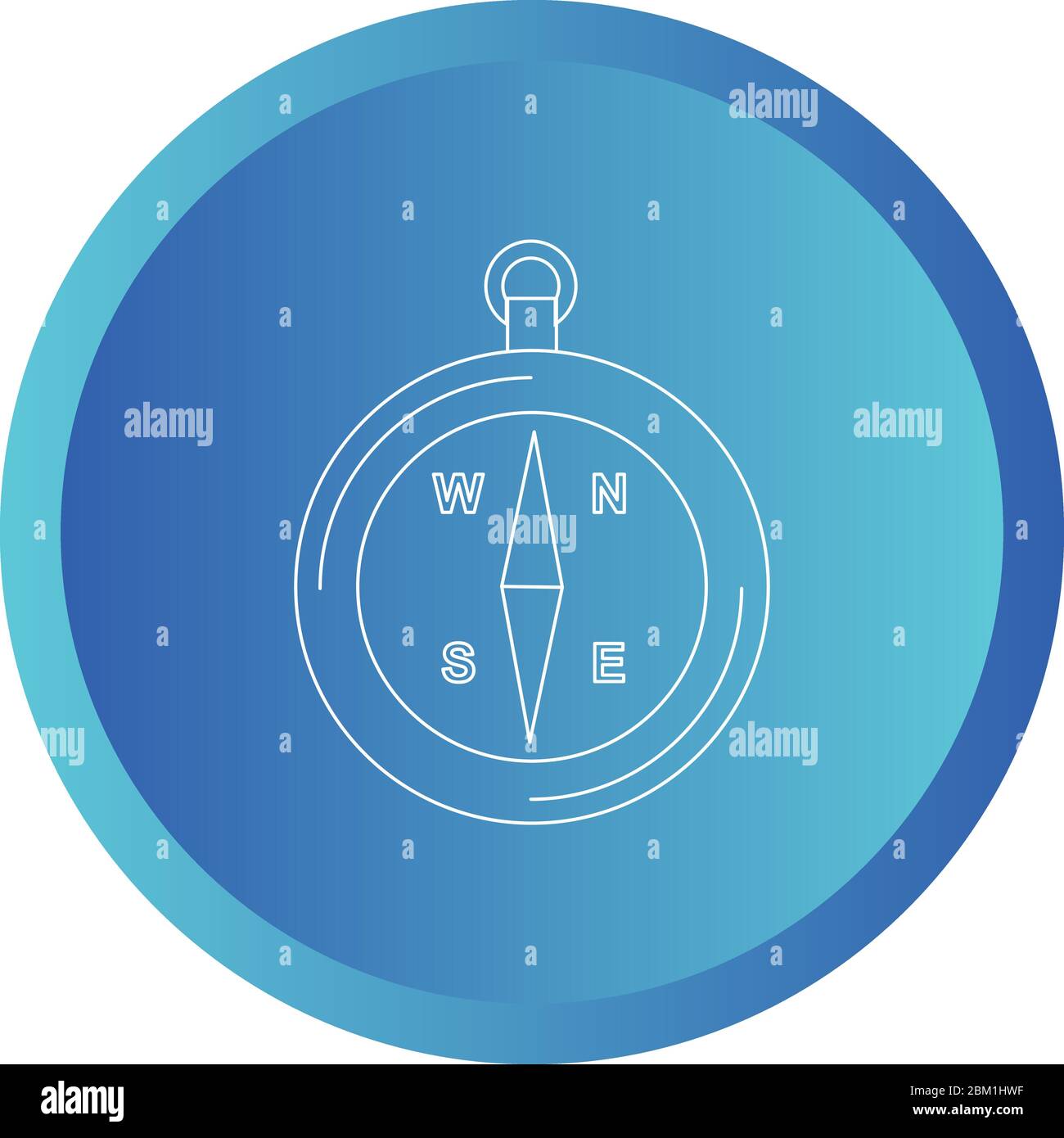 Beautiful compass vector line icon Stock Vector Image & Art - Alamy