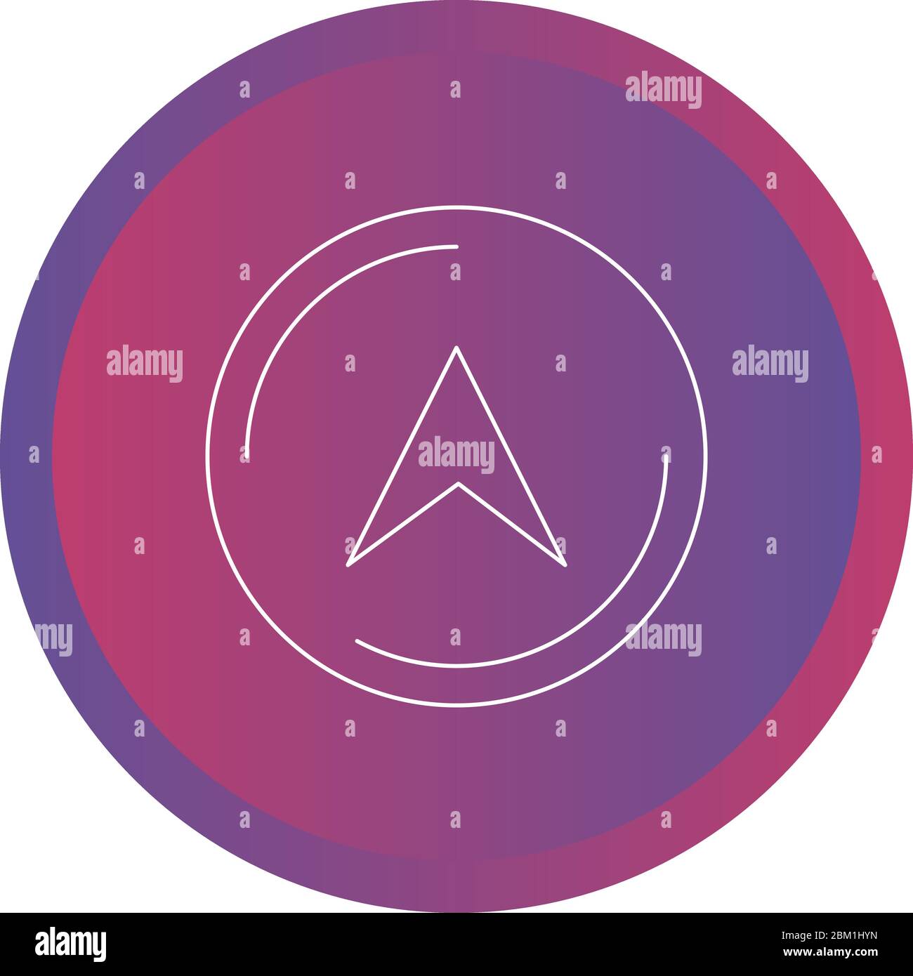 Beautiful navigation vector line icon Stock Vector Image & Art - Alamy