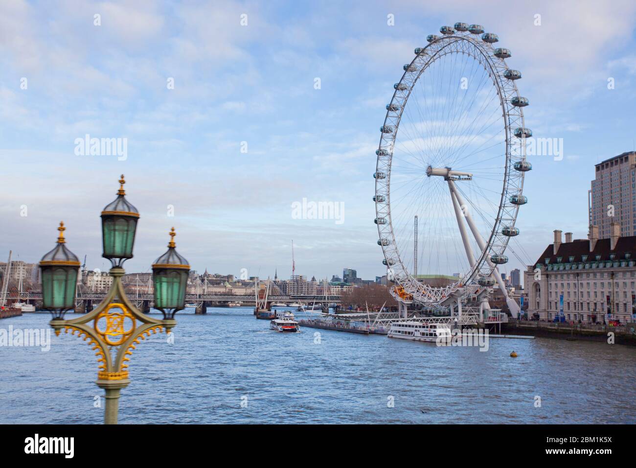 The famous London Eye Stock Photo - Alamy
