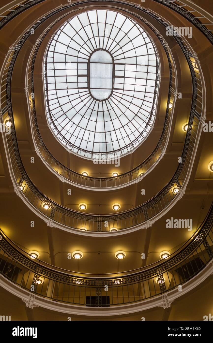 Helsinki University Library interior, Helsinki, Finland Stock Photo - Alamy