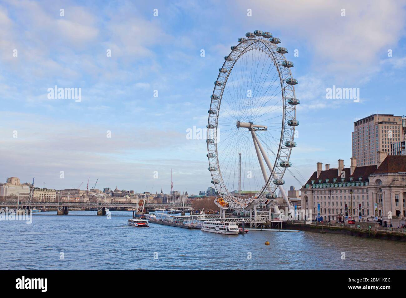 The famous London Eye Stock Photo - Alamy