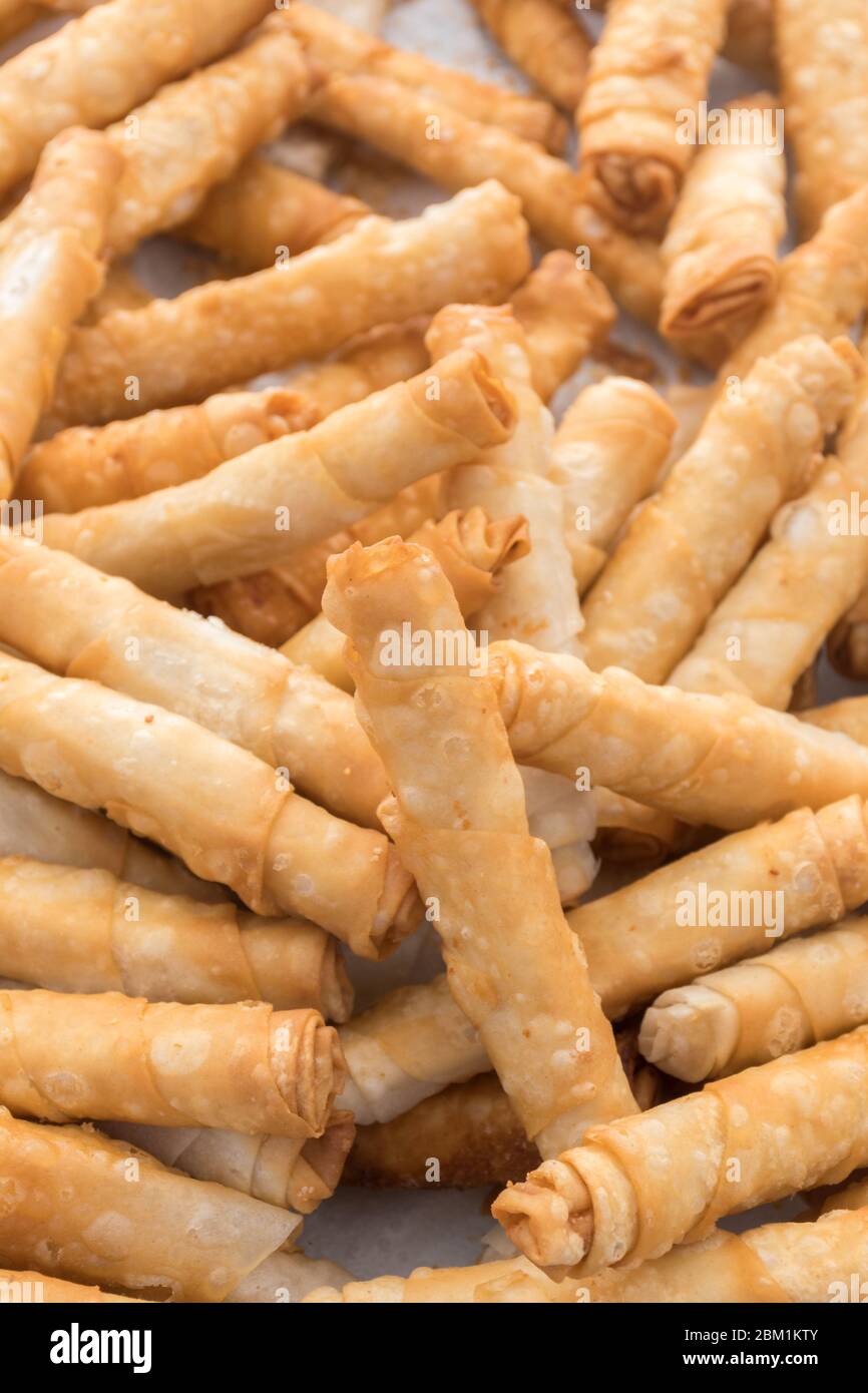 Turkish Fried Feta Rolls, or 'Cigarette' Pastries. Sigara Böreği ...