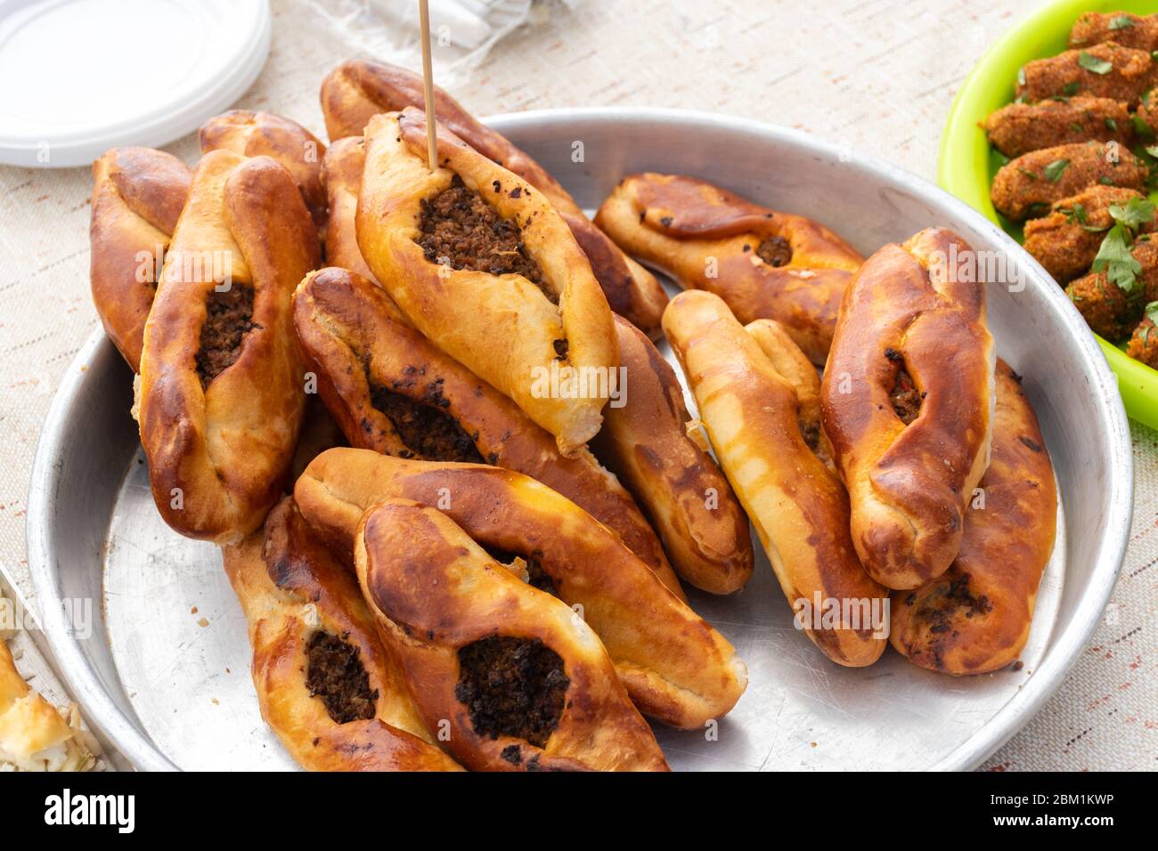 Turkish pastry product , tasty pogaca. Turkish Pastries; pogaca, borek ...