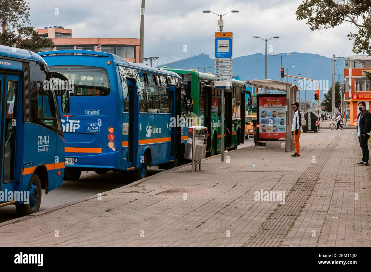 Transmilenio bus transit system hi-res stock photography and images - Alamy