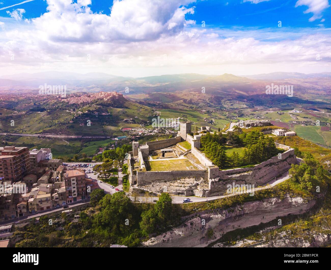 Aerial view central sicily hi-res stock photography and images - Alamy