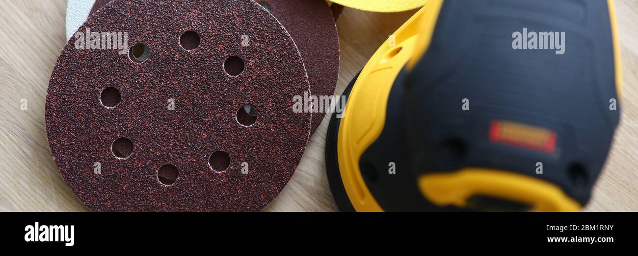 Closeup surface various nozzles for sander machine Stock Photo - Alamy