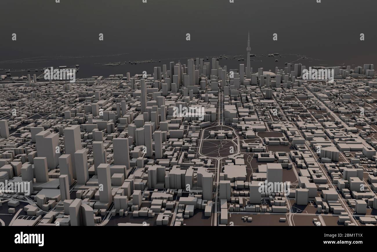 Toronto map hi-res stock photography and images - Alamy