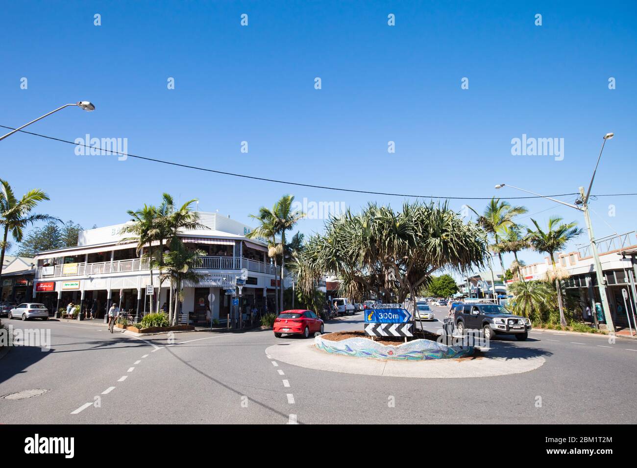 Byron Bay Town Centre in NSW Australia Stock Photo - Alamy