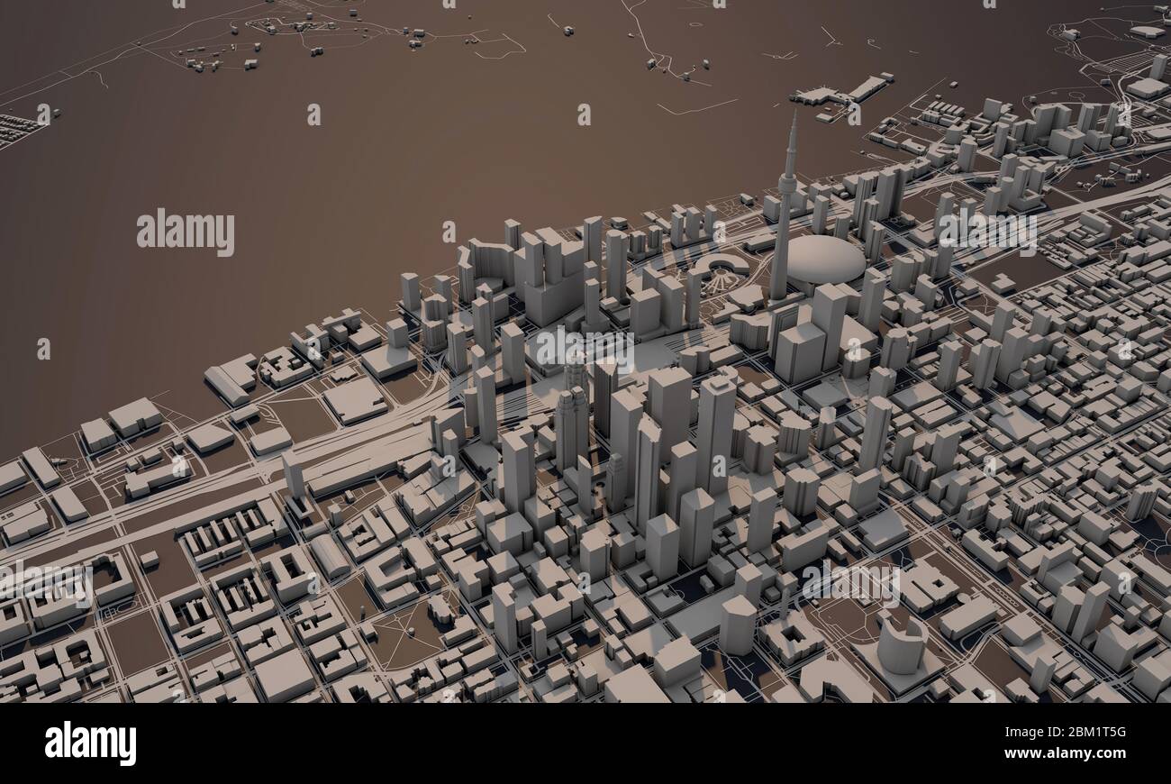 Map of toronto hi-res stock photography and images - Alamy