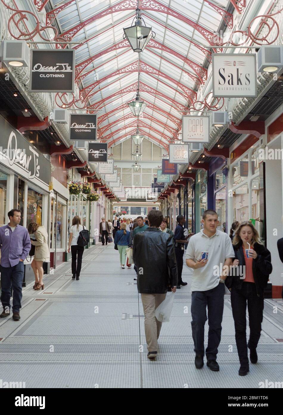 1997, Grand Arcade, shopping centre, Leeds retail area, West Yorkshire ...
