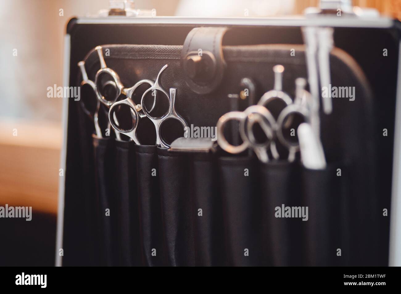 Professional barber tools for barbershop, work place Stock Photo - Alamy