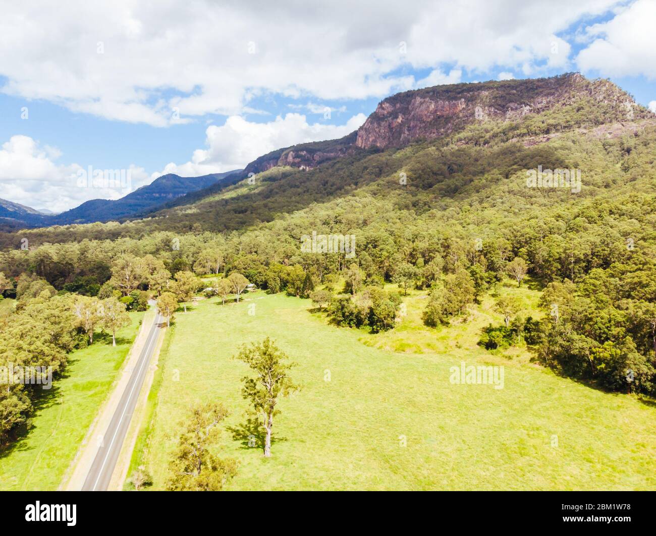 Landscape around Numinbah in Australia Stock Photo - Alamy