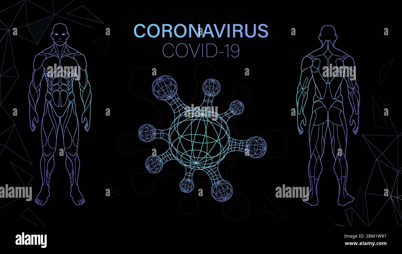 background science fiction about virus and human body, quarantine ...