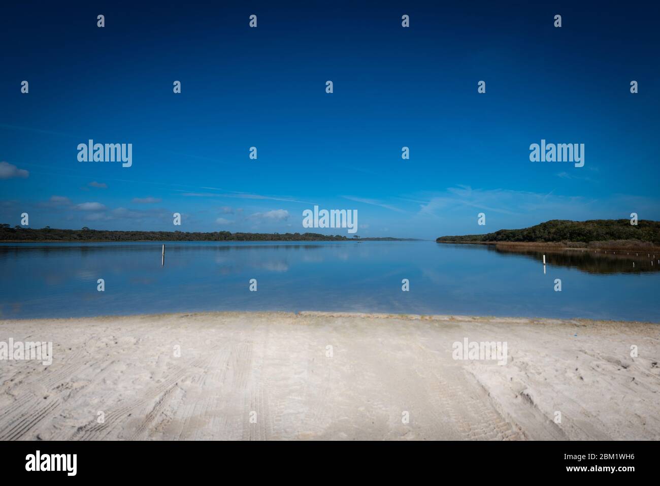 Beautiful Floridian Winter Landscape Stock Photo - Alamy