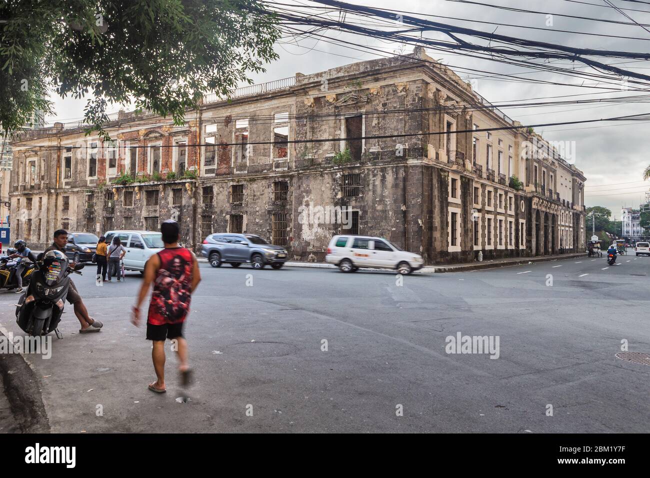 Aduana, Intramuros, Manila, Philippines Stock Photo - Alamy
