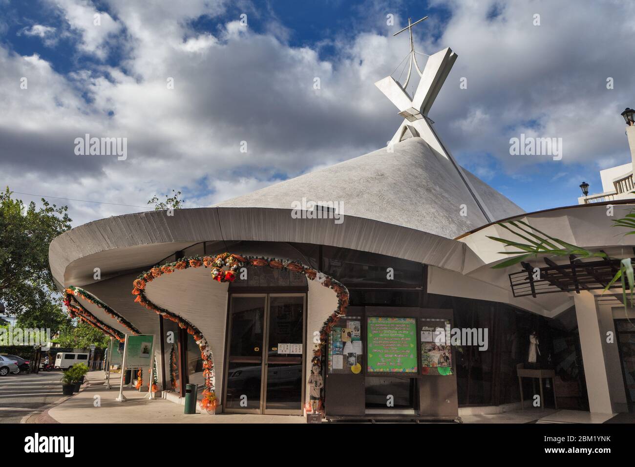 St. Andrew the Apostle church, 1968, Makati, Manila, Philippines Stock ...