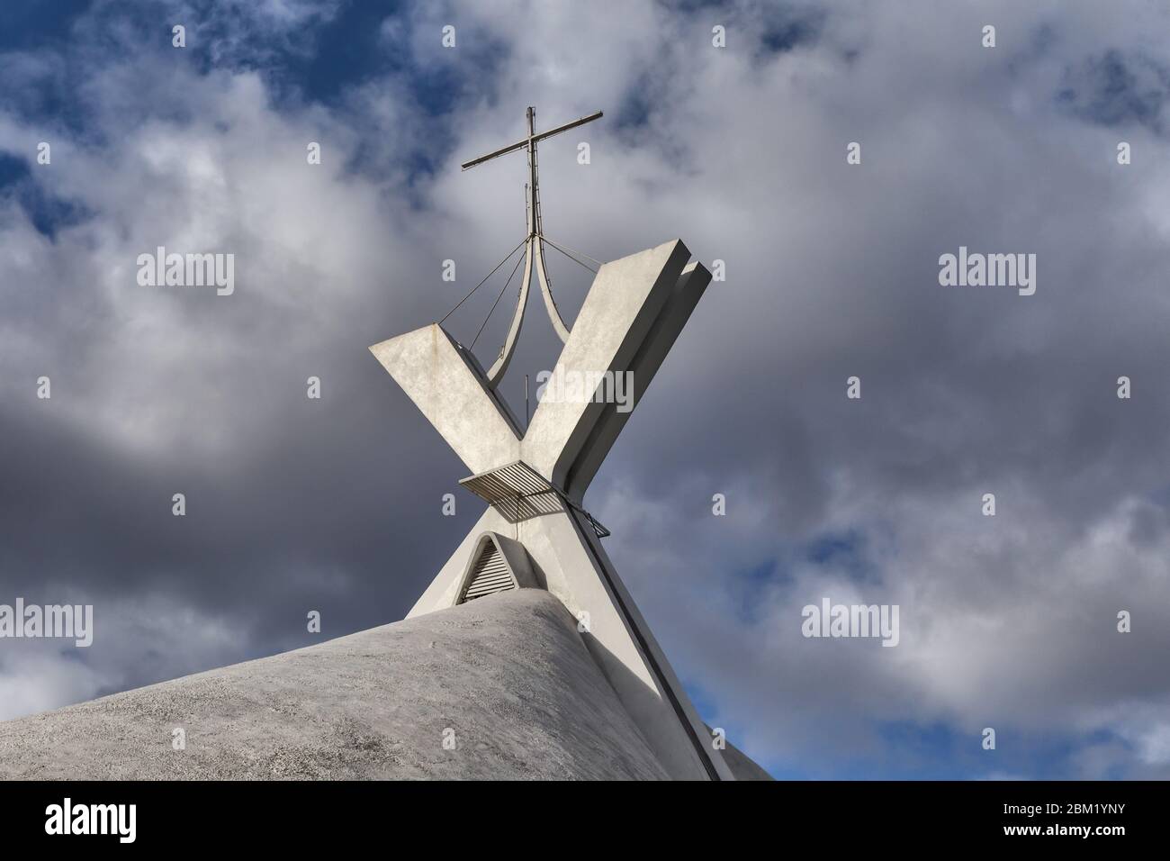 St. Andrew the Apostle church, 1968, Makati, Manila, Philippines Stock ...