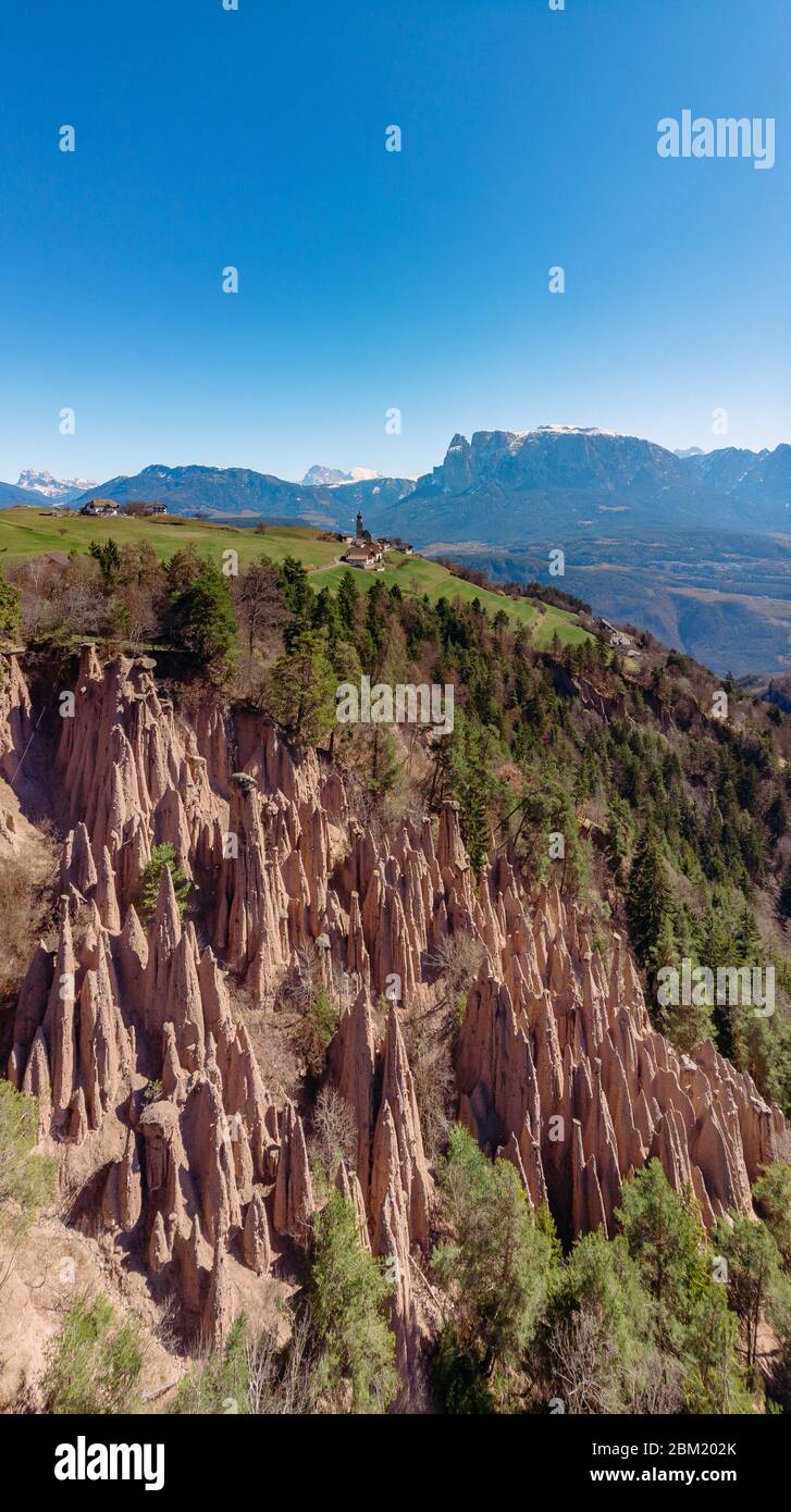 Earth pyramids of renon hi-res stock photography and images - Alamy