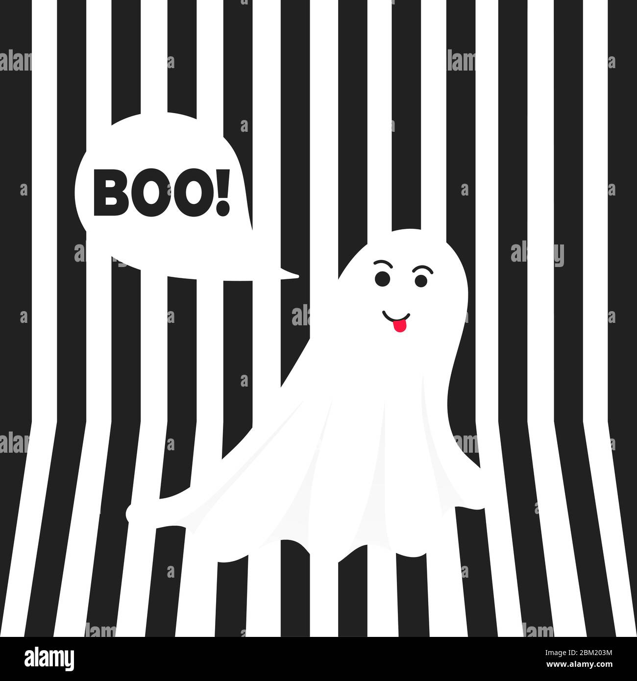 Boo ghost halloween message concept. Flying halloween funny spooky ...