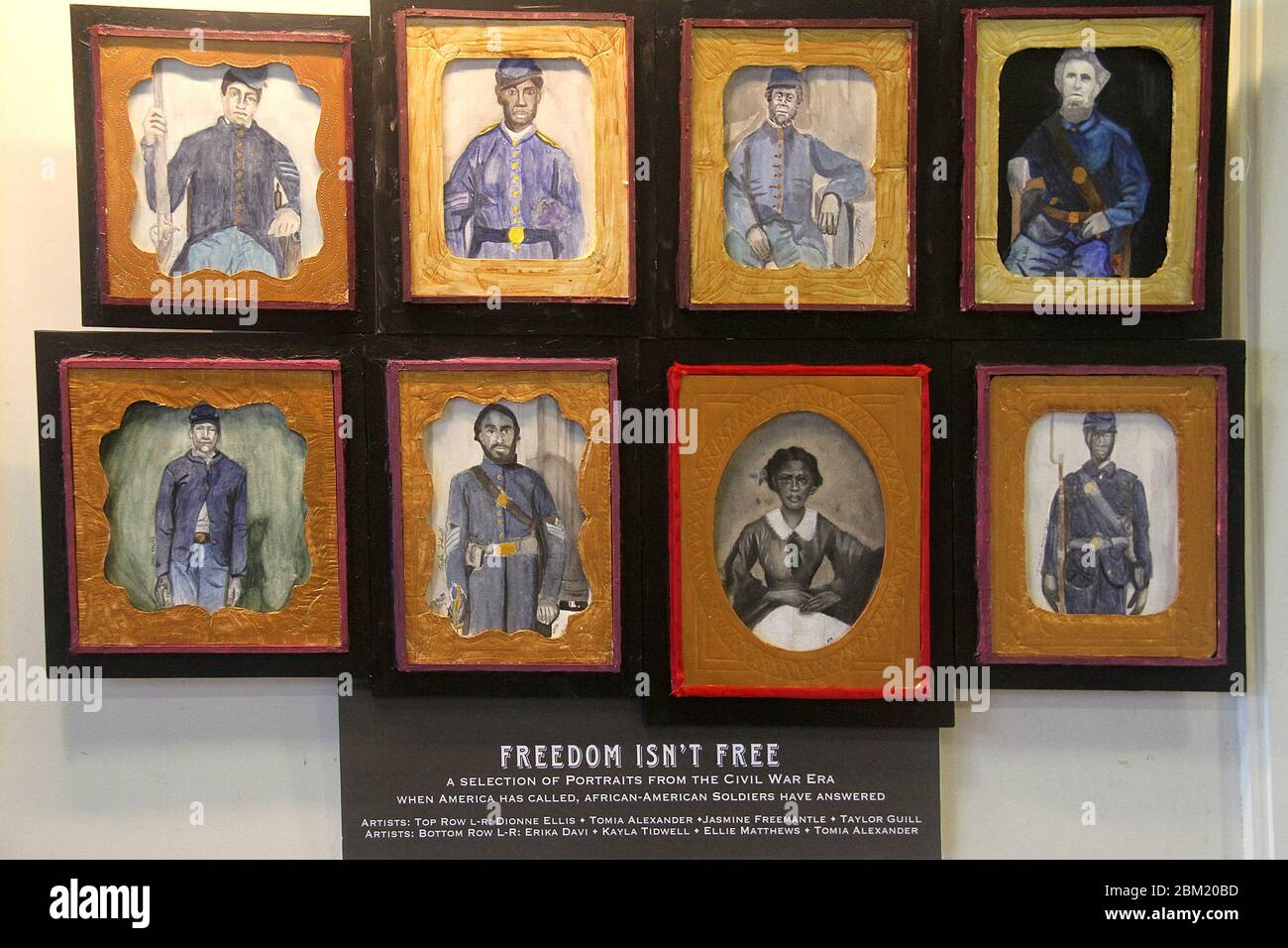 Portrait of African-American Civil War soldiers from Lynchburg, VA ...