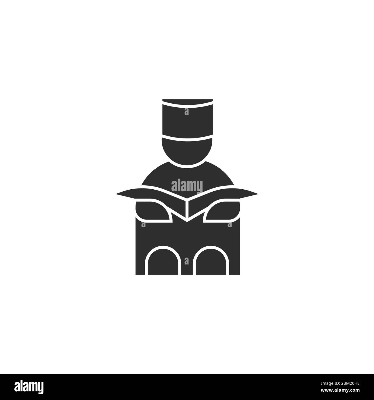 Muslim prayer line glyph Cut Out Stock Images & Pictures - Alamy