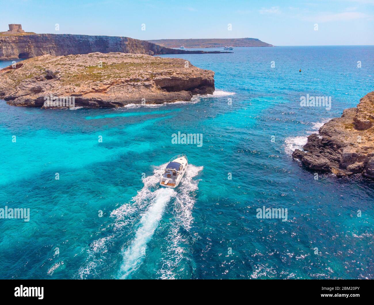 Comino malta aerial hi-res stock photography and images - Alamy
