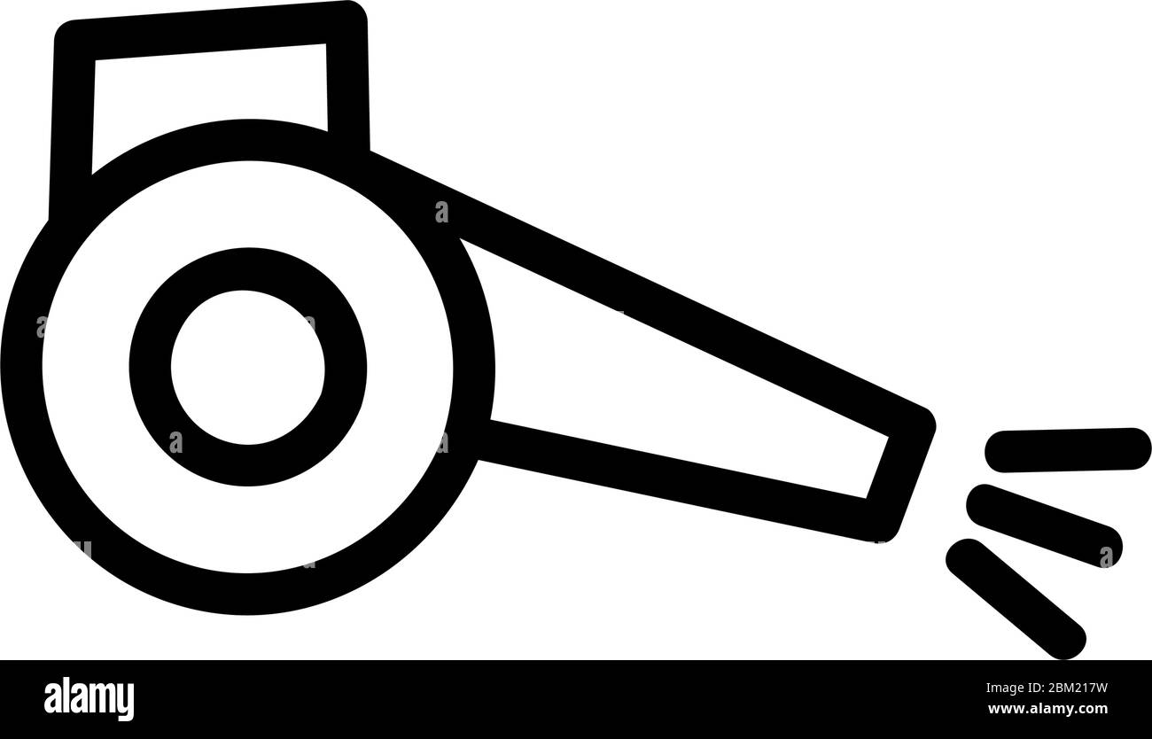 sprayer blower icon vector outline illustration Stock Vector Image ...