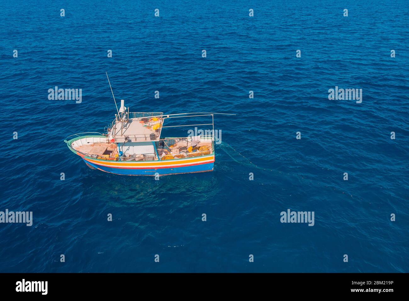 Aerial traditional boat fishing net hi-res stock photography and images ...