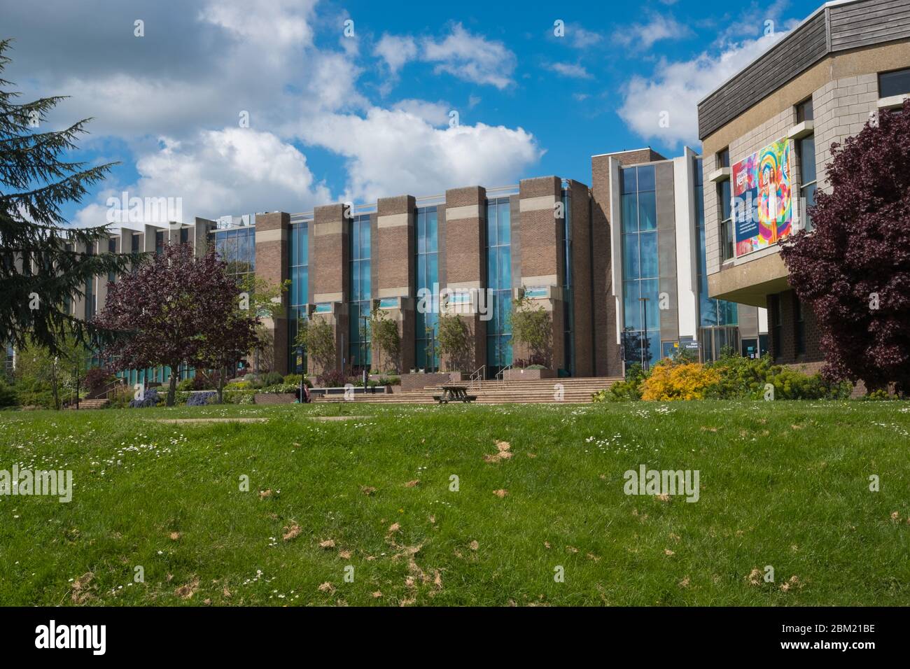 An empty University of Kent campus, Canterbury, during the coronavirus ...
