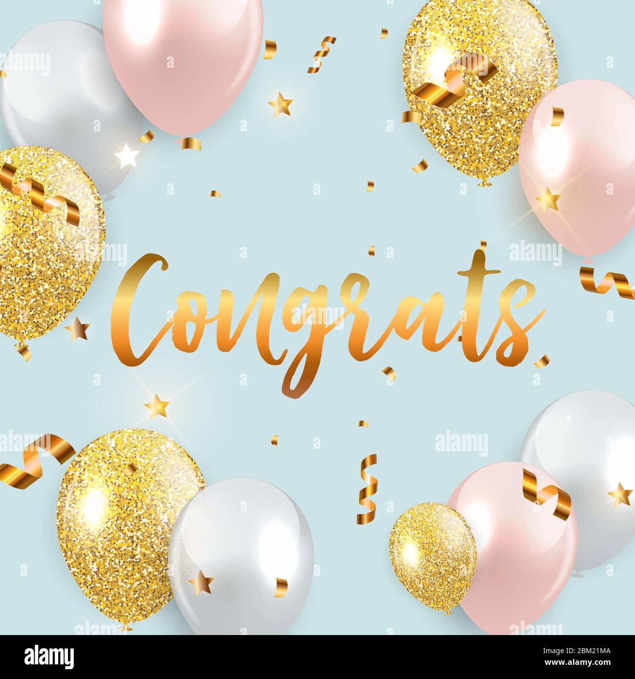 Congratulations design template background. illustration Stock Vector ...