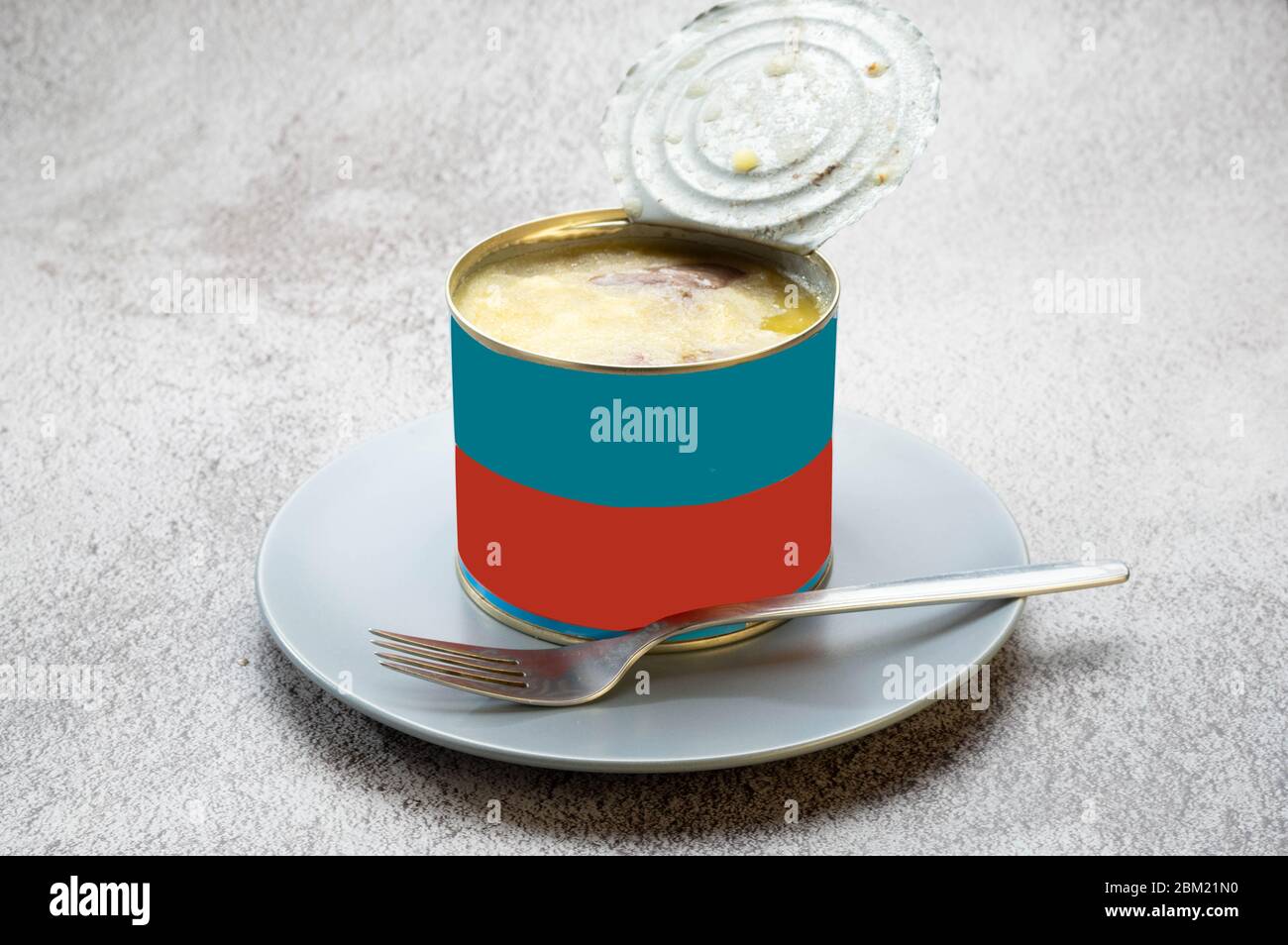 Fatty lunch. Dish with meat. Simple food composition. Meat lunch Stock ...