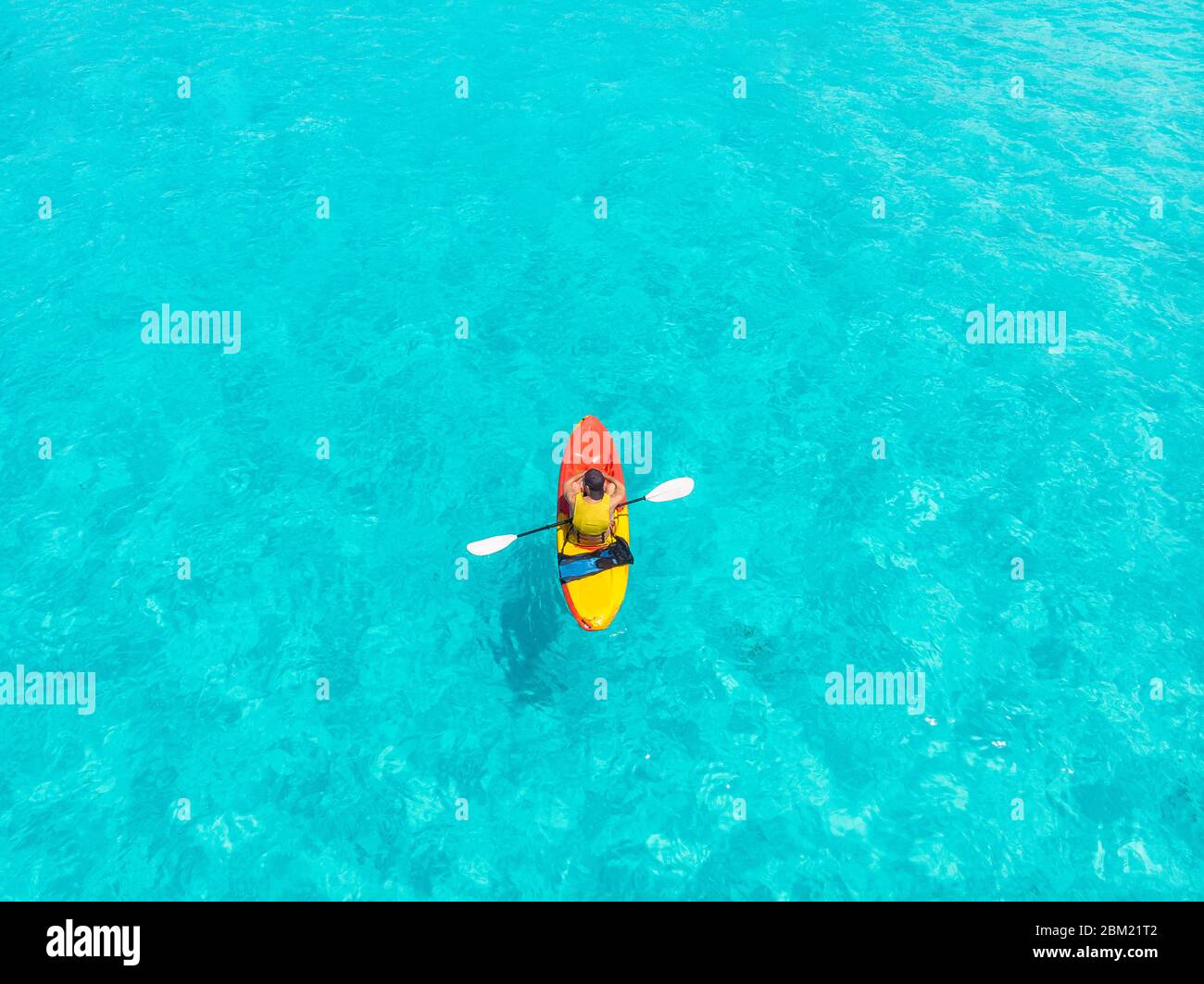 Top view kayak boat hi-res stock photography and images - Alamy