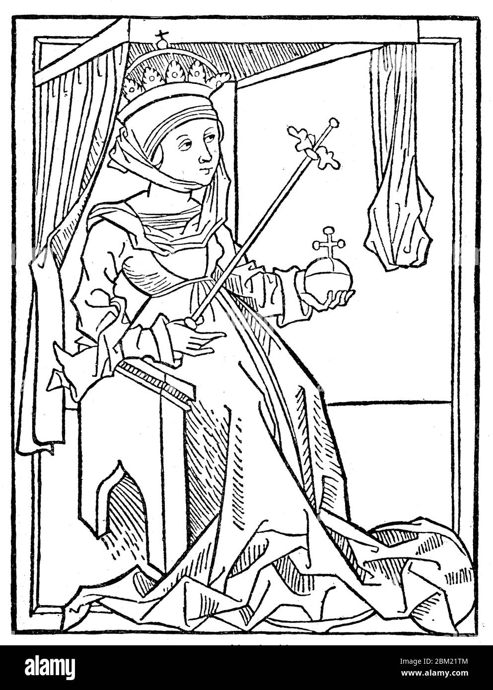 Maria Rex, Mary of Hungary, Queen of Hungary, 1371 - 1395 / Maria Rex ...