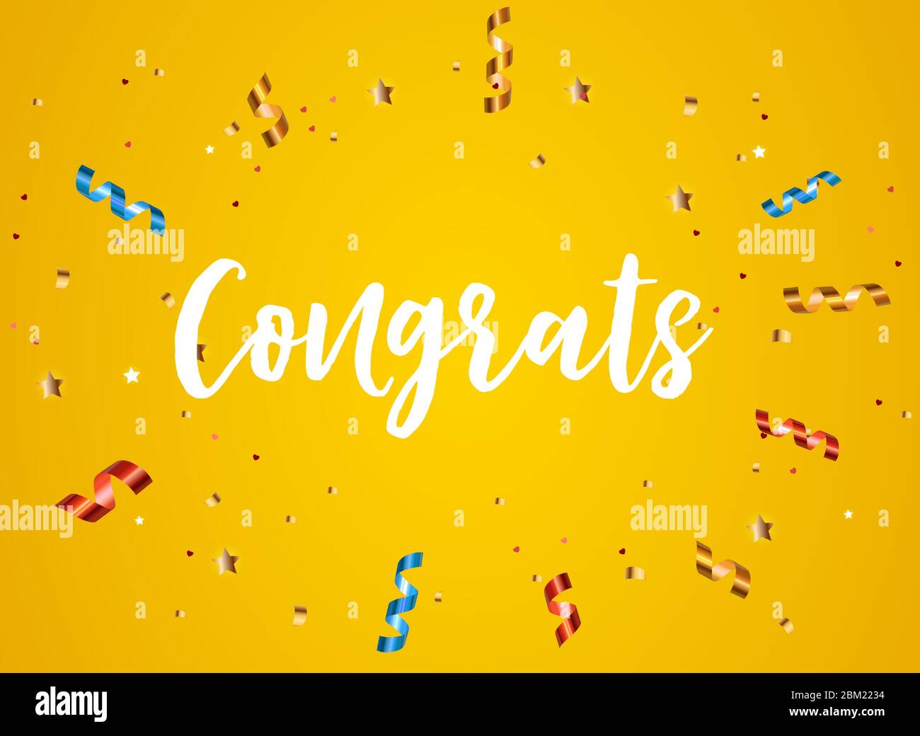 Congratulations design template background. illustration Stock Vector ...