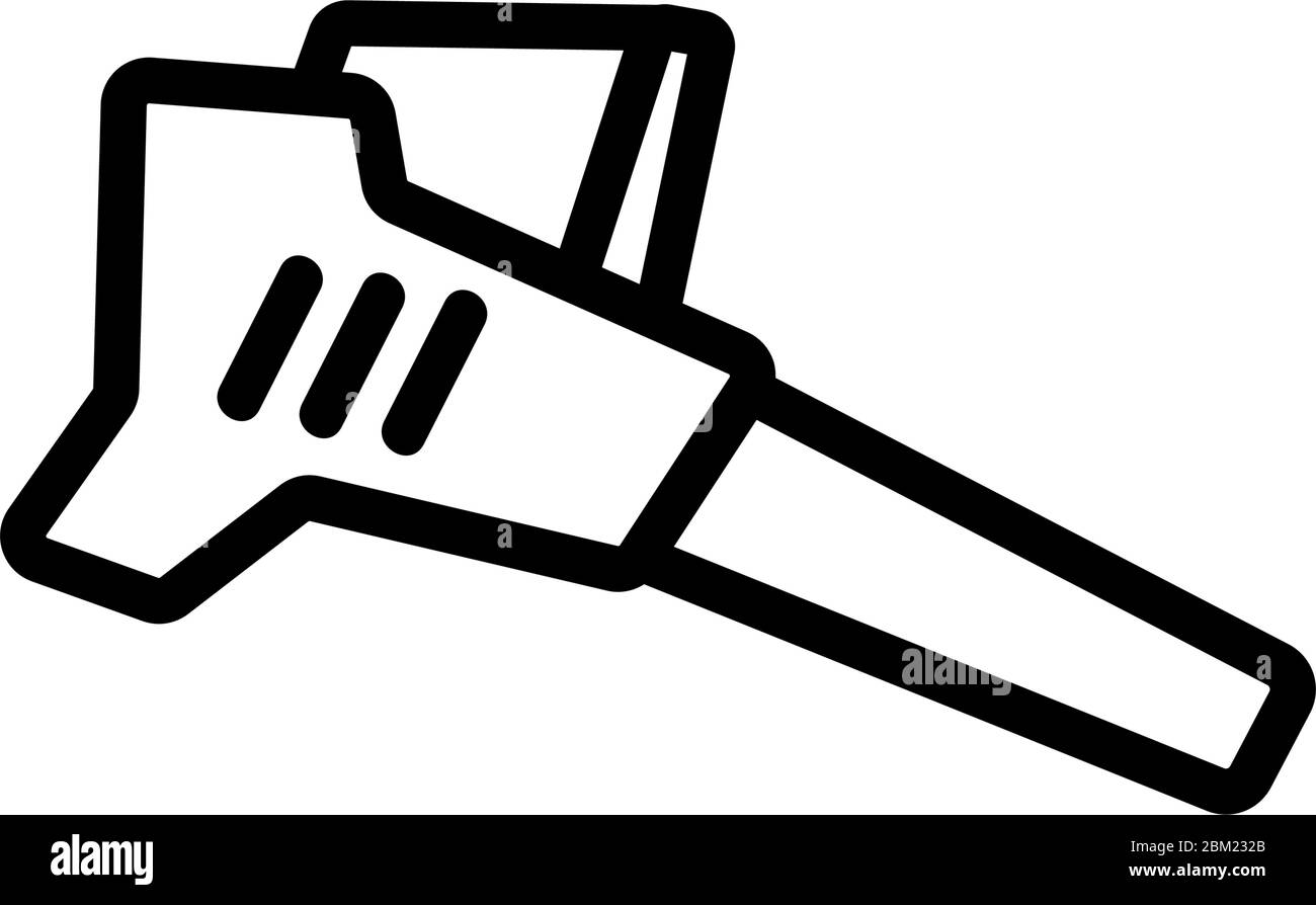 manual electric blower icon vector outline illustration Stock Vector ...