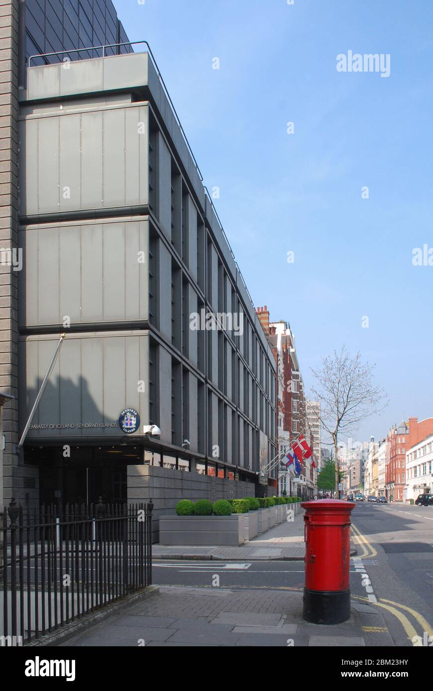Modernist Architecture Grey Concrete Steel Royal Danish Embassy ...