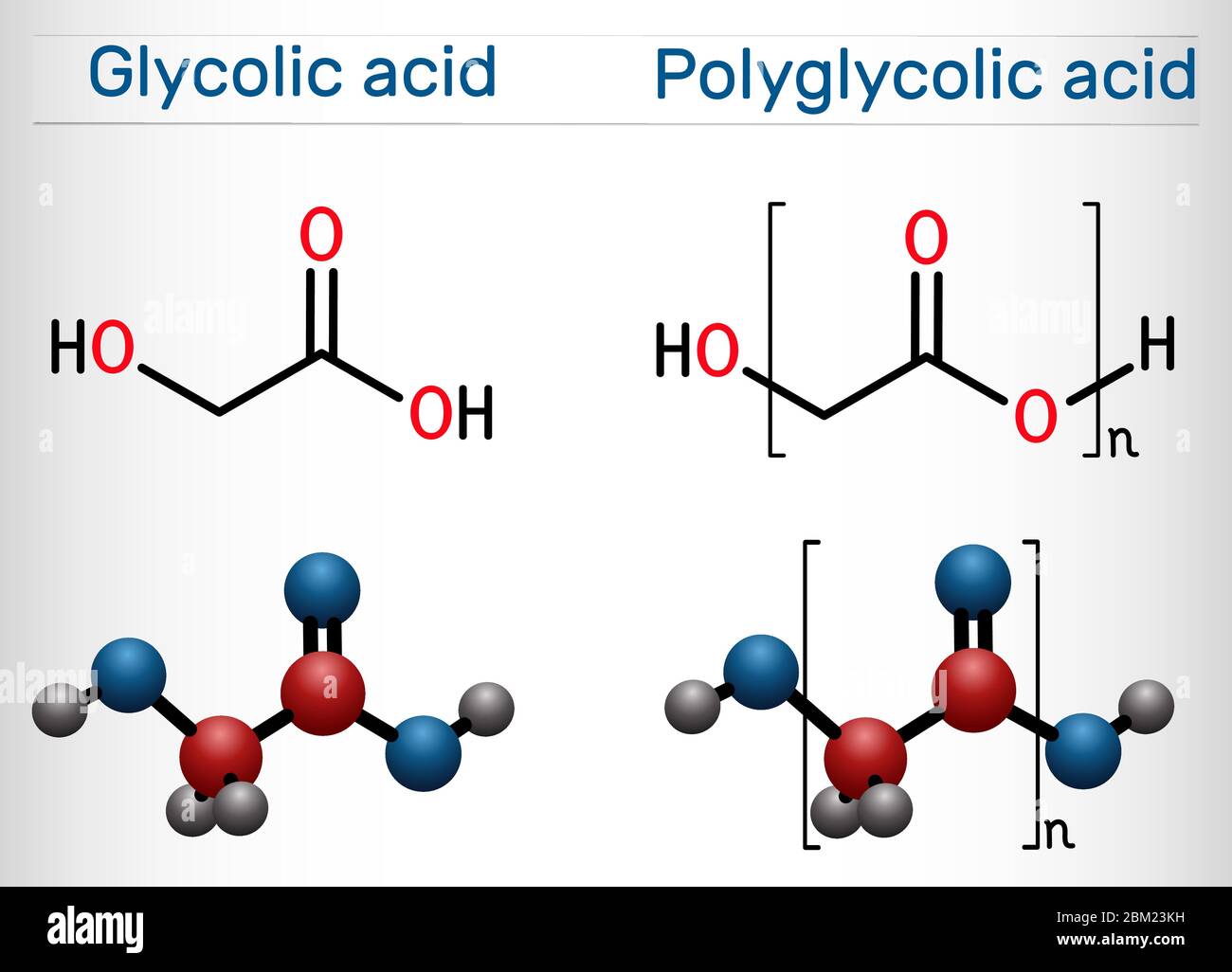 Glycolic acid (hydroacetic, hydroxyacetic acid) and polyglycolic acid (polyglycolic acid, PGA ...