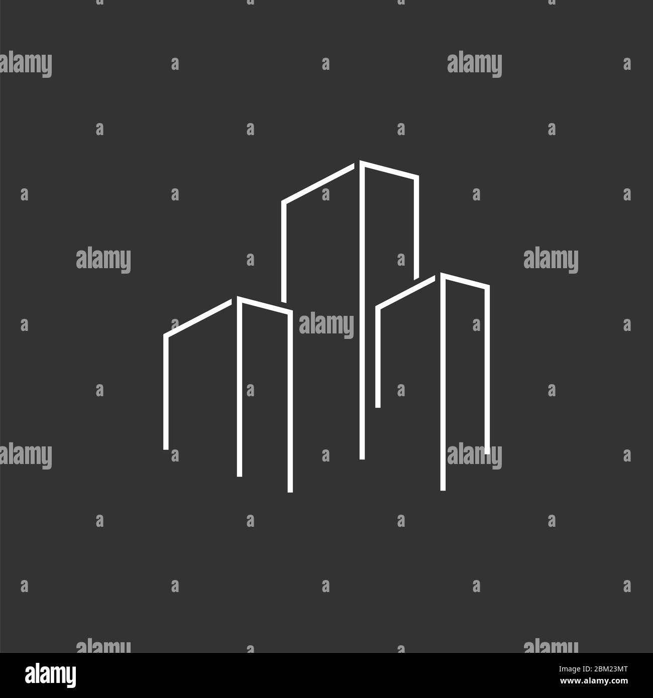 Skyscraper Logo Template Illustration Design. Vector EPS 10 Stock Photo ...